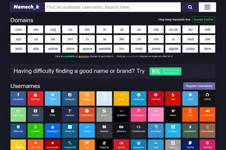 How To Check Social Media Names Availability In Seconds